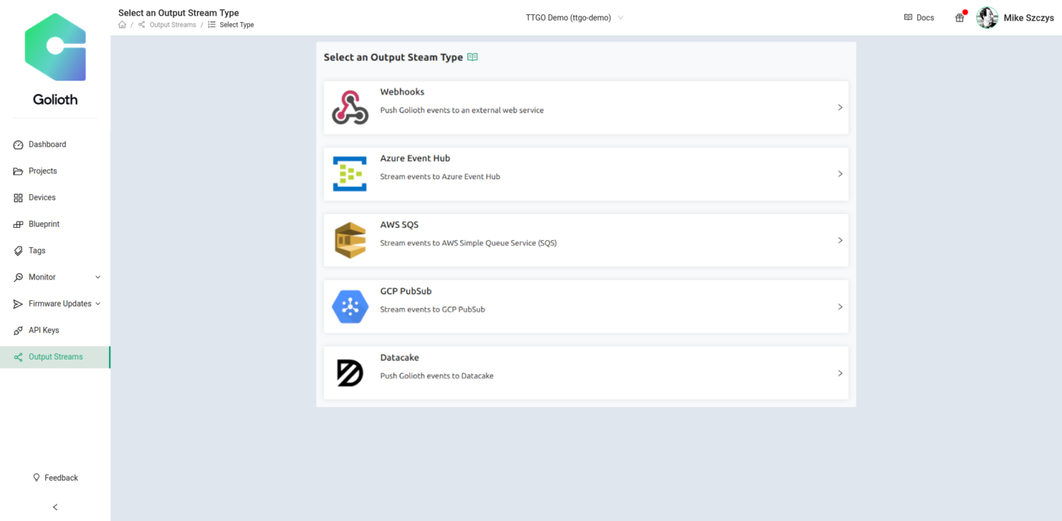 Golioth and Datacake enable device data visualization with a few clicks ...