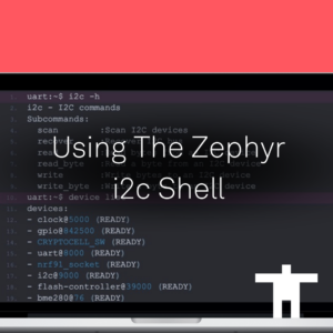How to use Zephyr shell for interactive prototyping with I2C sensors - Golioth
