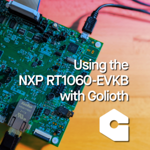 Using the NXP RT1060-EVKB Ethernet board with Golioth - Golioth