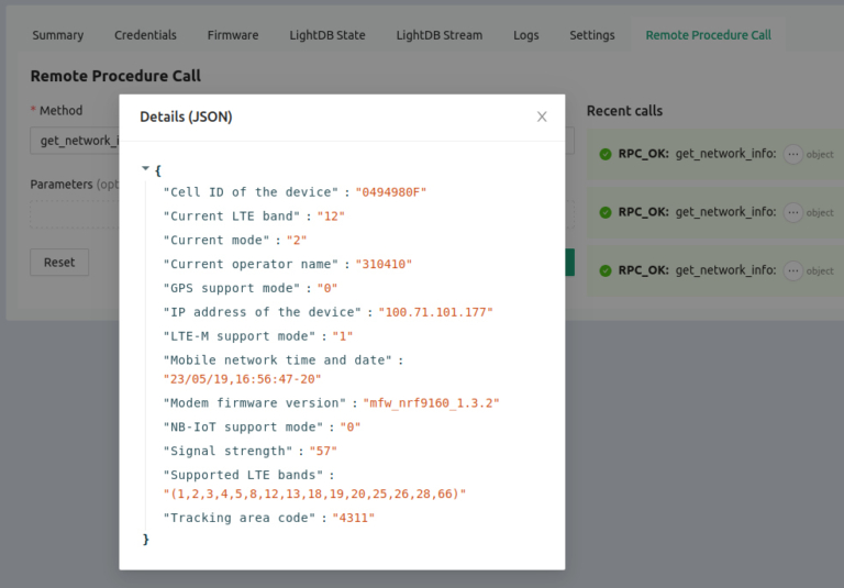 How to Get Network Information from a Nordic nRF9160 Cellular Modem ...