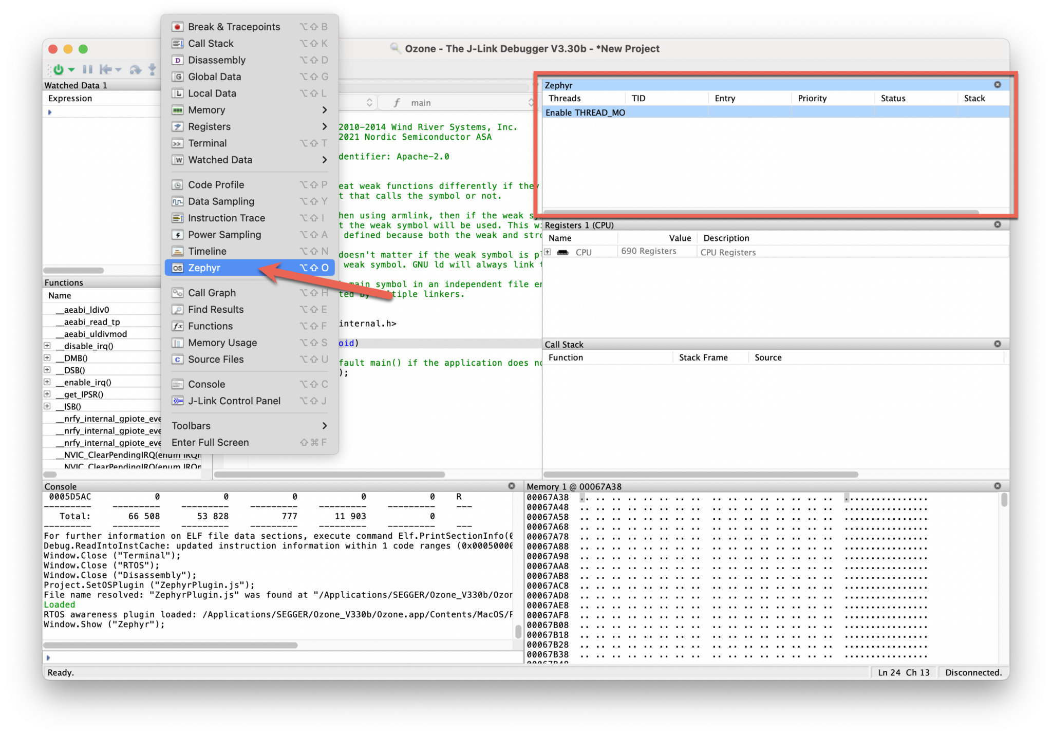 Creating a portable Ozone project file - The Golioth Developer Blog