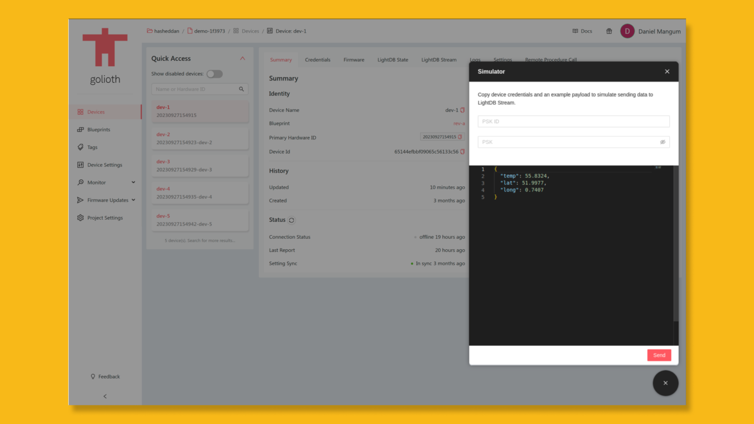 Introducing the Golioth Simulator - The Golioth Developer Blog