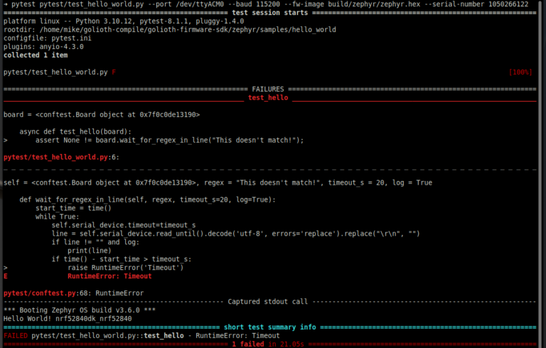 Automated Hardware Testing Using Pytest The Golioth Developer Blog