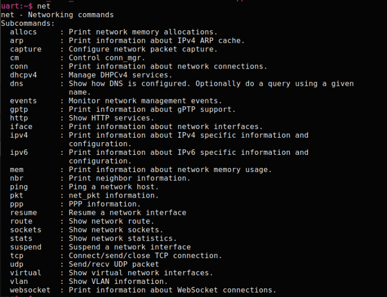 Useful Zephyr Shells for IoT Development - The Golioth Developer Blog Useful Zephyr Shells for IoT Development - The Golioth Developer Blog