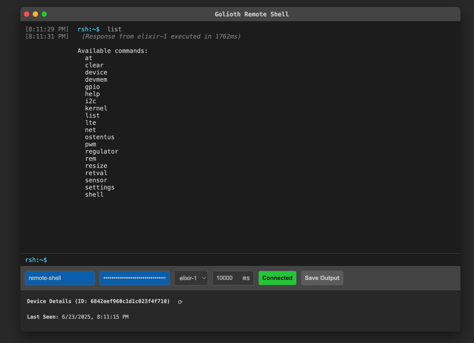 A Remote Shell for Embedded IoT Devices - The Golioth Developer Blog